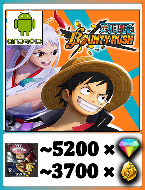 Sell One Piece Bounty Rush Account With ~5200 Diamond And ~3700 Gold ...